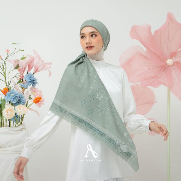 Florence Misty Jade Scarf - Authentism