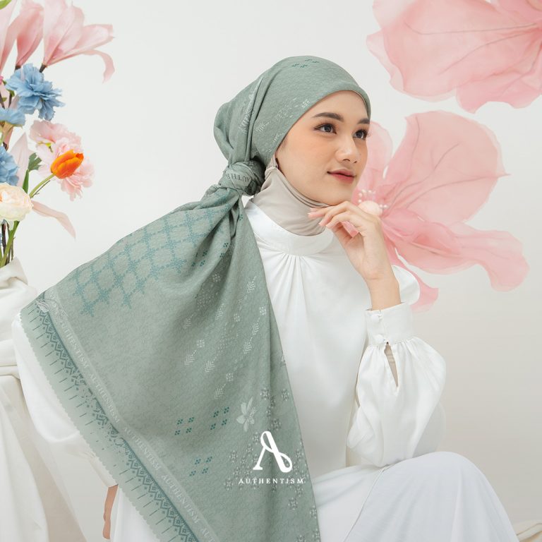 Florence Misty Jade Scarf - Authentism